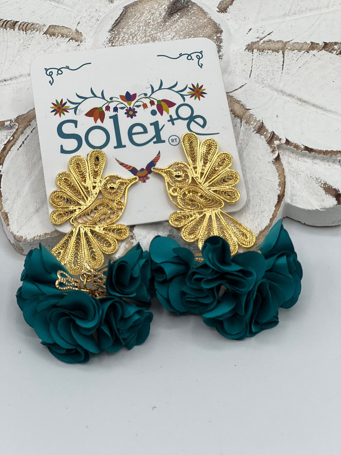 Colibri Floral Earrings